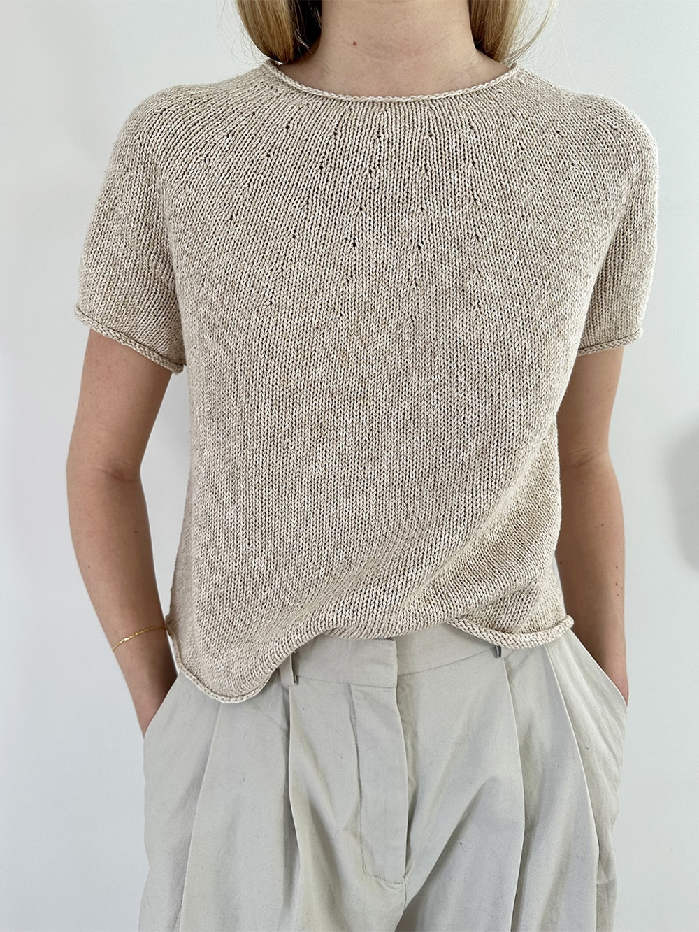 Plain Yoke Tee 20 • Strikkebua Sandefjord